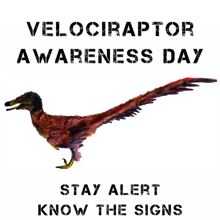 Velociraptor Awareness Day 2024 – Running In My Head