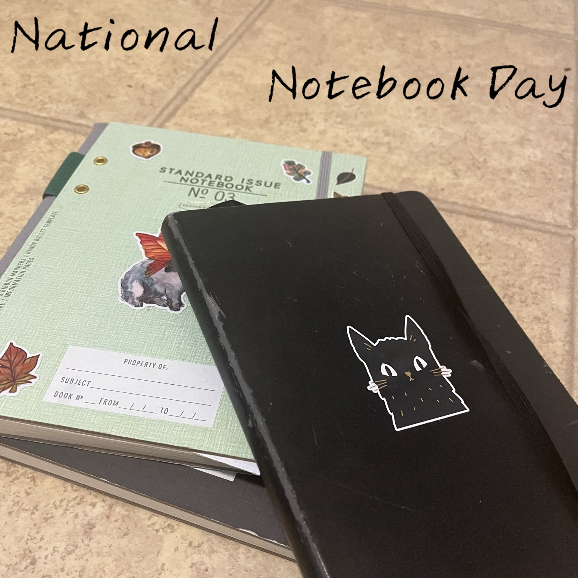 National Notebook Day – Running In My Head